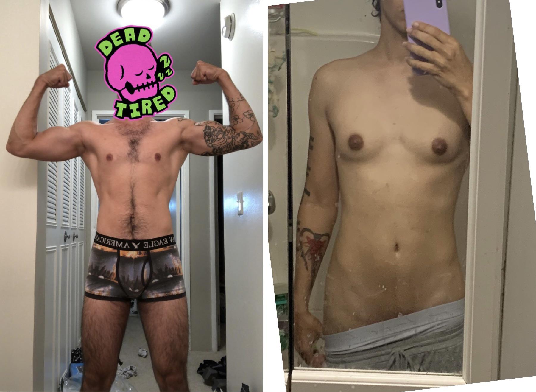 1 yr HRT body timeline. (30 MTF) | Scrolller