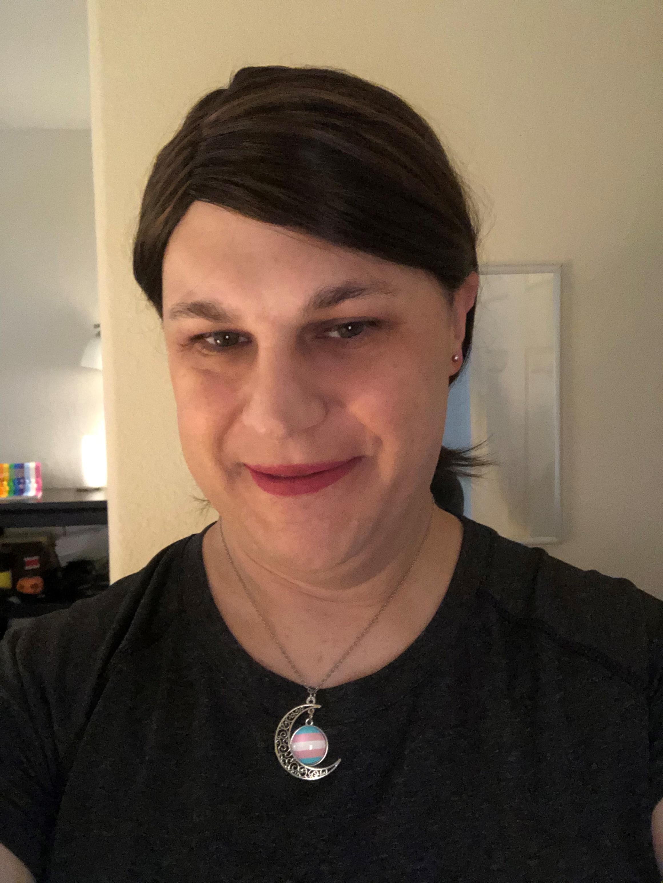 100% out, and got my ears pierced and a new necklace to celebrate - Age 43, 4 months HRT | Scrolller