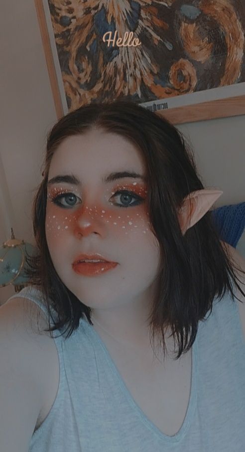 [16f] kinda just wanted to show off my makeup coz it's pretty darn cool but yeah if you wanna ...