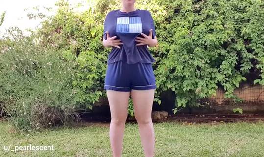 [18F] honoring the plants by titty dropping in front of them 🌸🌿 | Scrolller