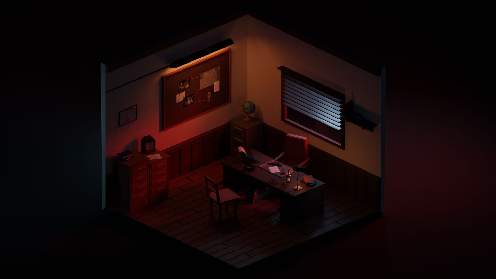 1940's Detective's Office | Scrolller