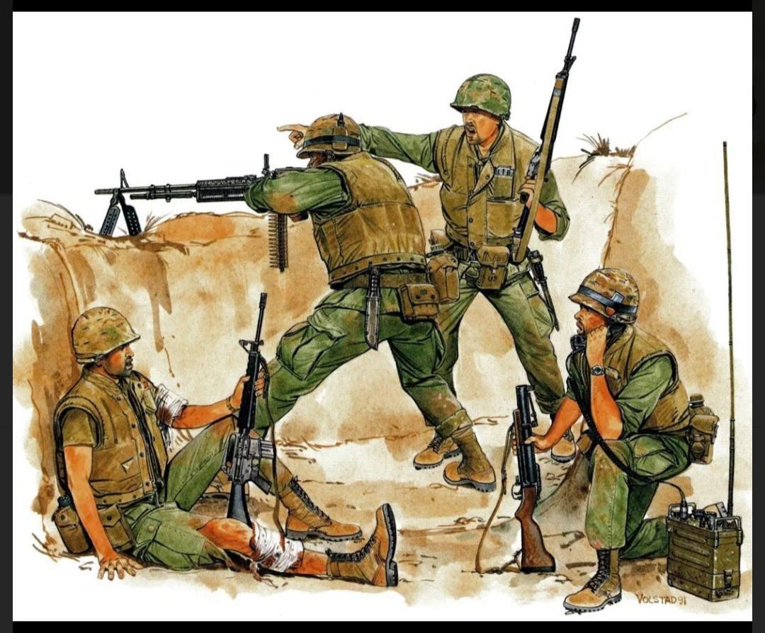 1968 US Marines, Khe Sanh, Tet Offensive - Ron Volstad | Scrolller