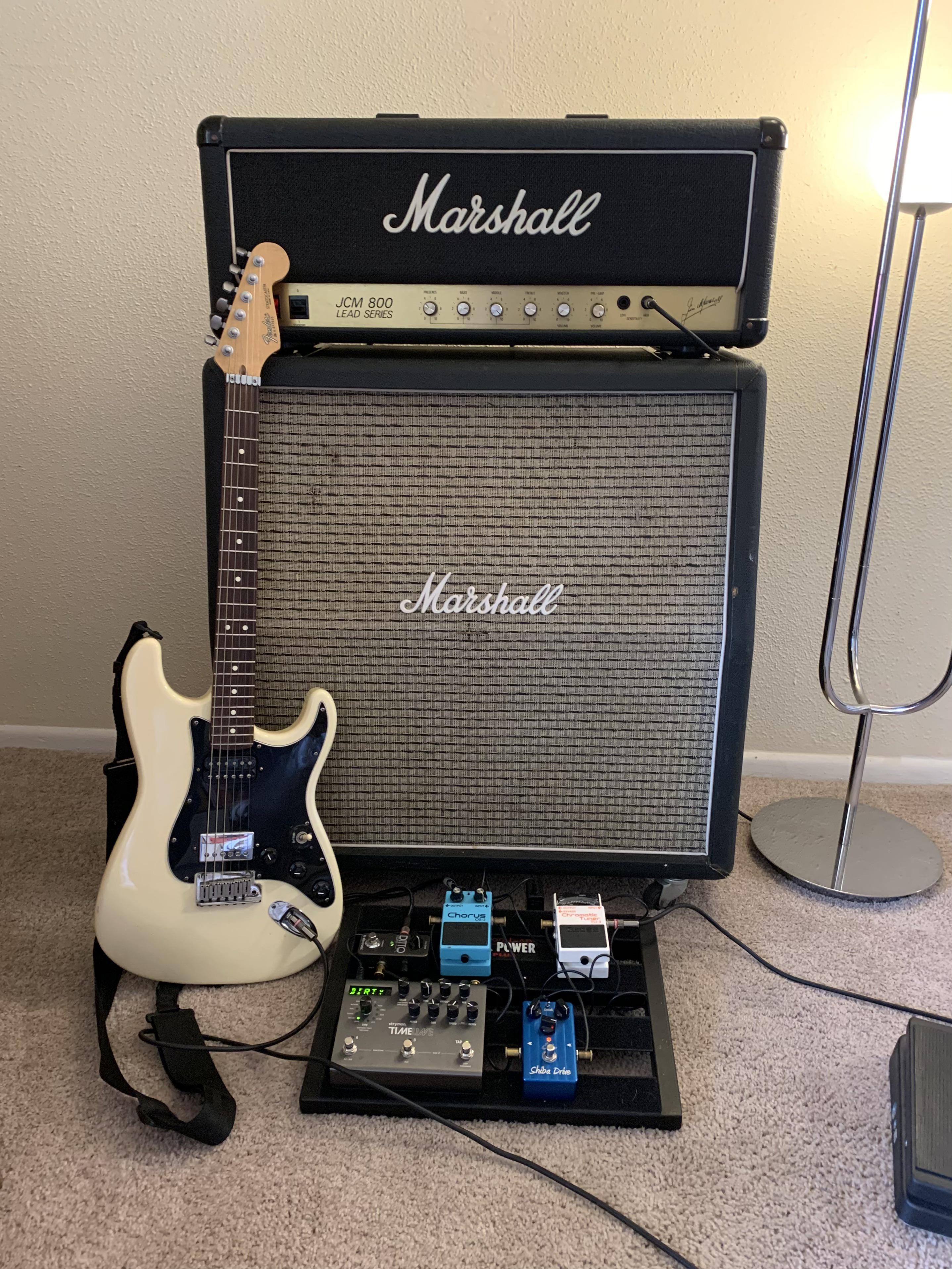 1986 2204 w/ 1996 1960ax and a 1988 Fender Strat Plus | Scrolller