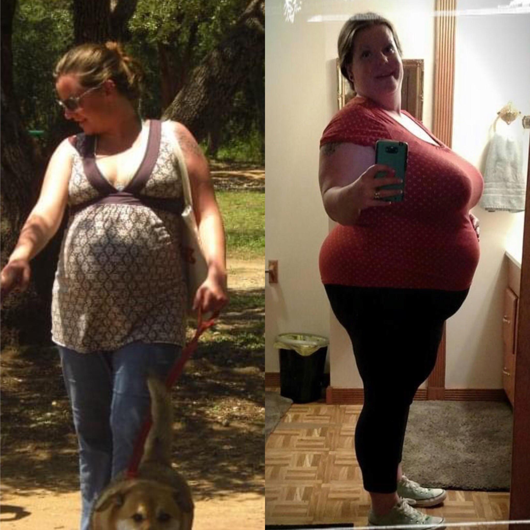 1st and 2nd pregnancy.... She’s massive now | Scrolller