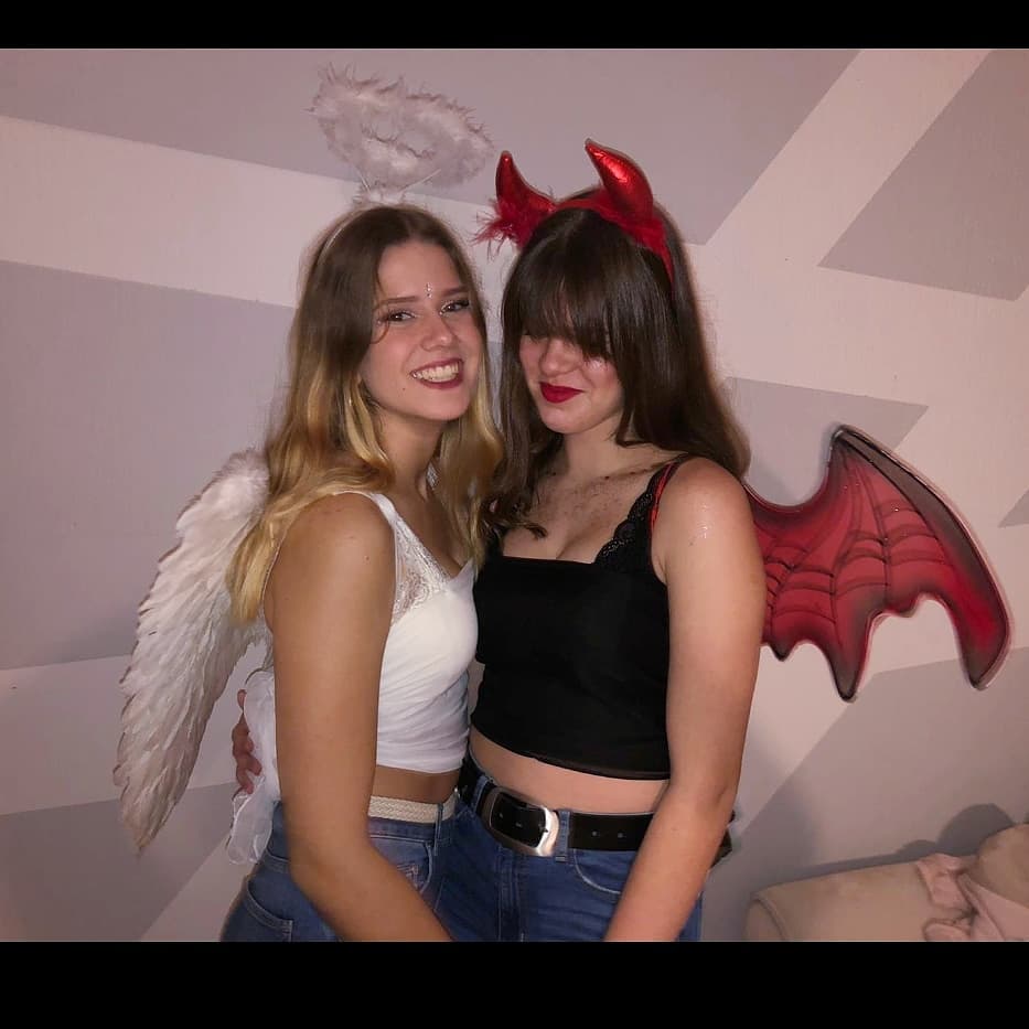 [2] Devilish and Heavenly. Pick one and DM me what you would do to her/with her | Scrolller