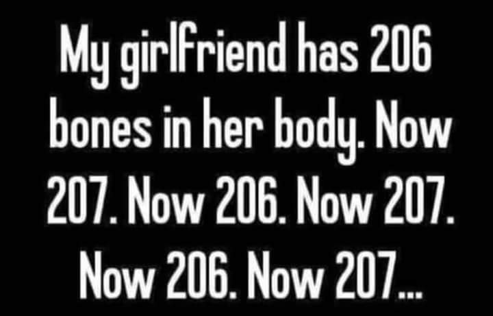 207 bones | Scrolller