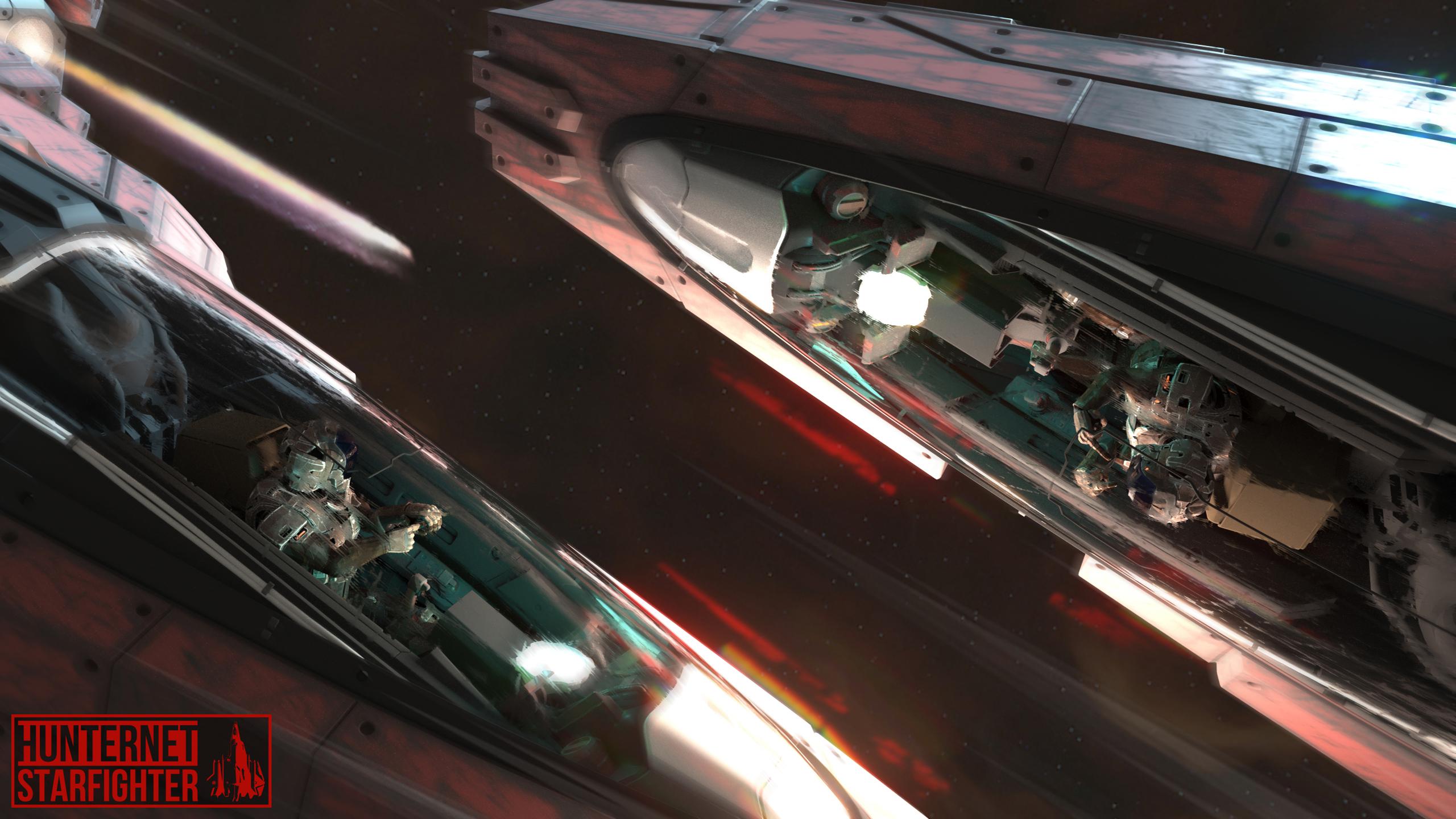 [2560x1440] Sportsmanship: Hunternet Starfighter Fan Art | Scrolller