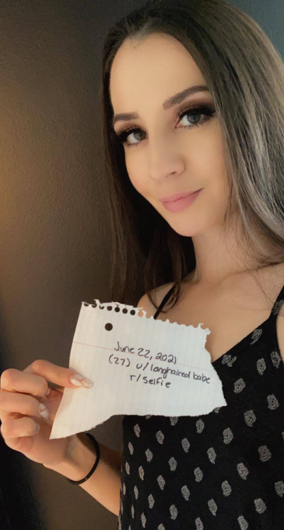 (27) Verification photo! | Scrolller