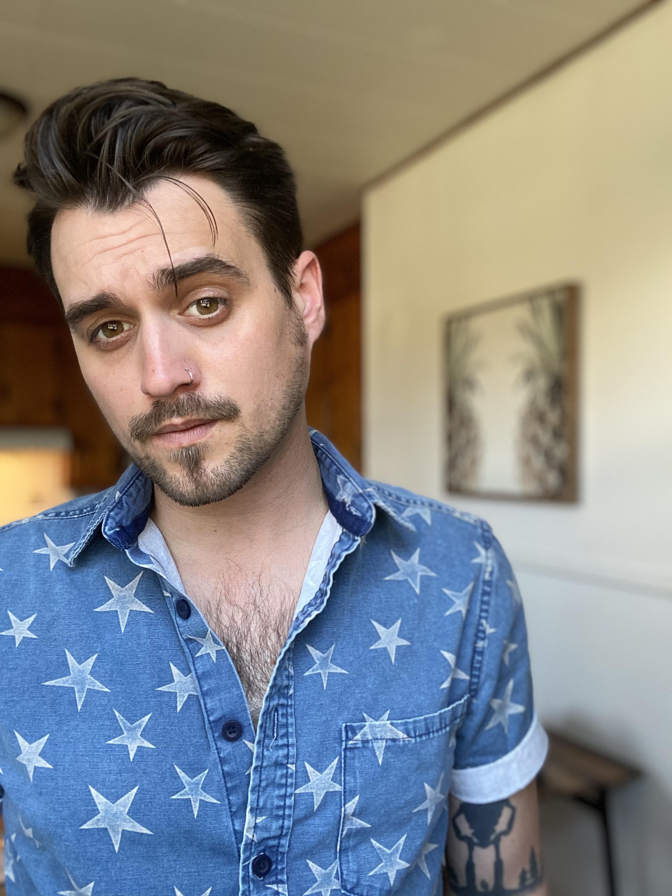 [28] I shaved. And like all guys who shave, I did a stupid little ...