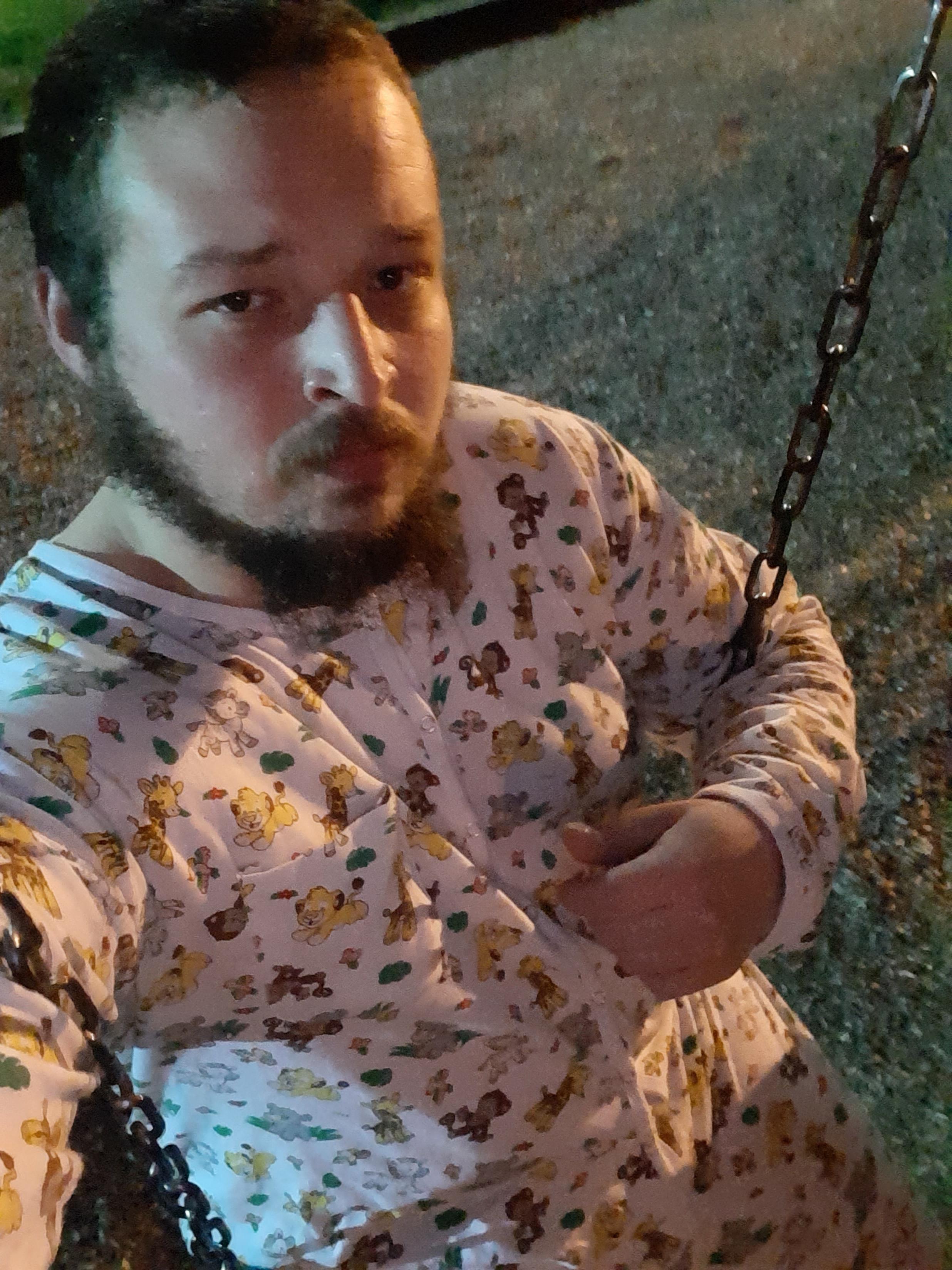 3:30am vibes swing set body suit wet diaper overall been a good night at the park | Scrolller
