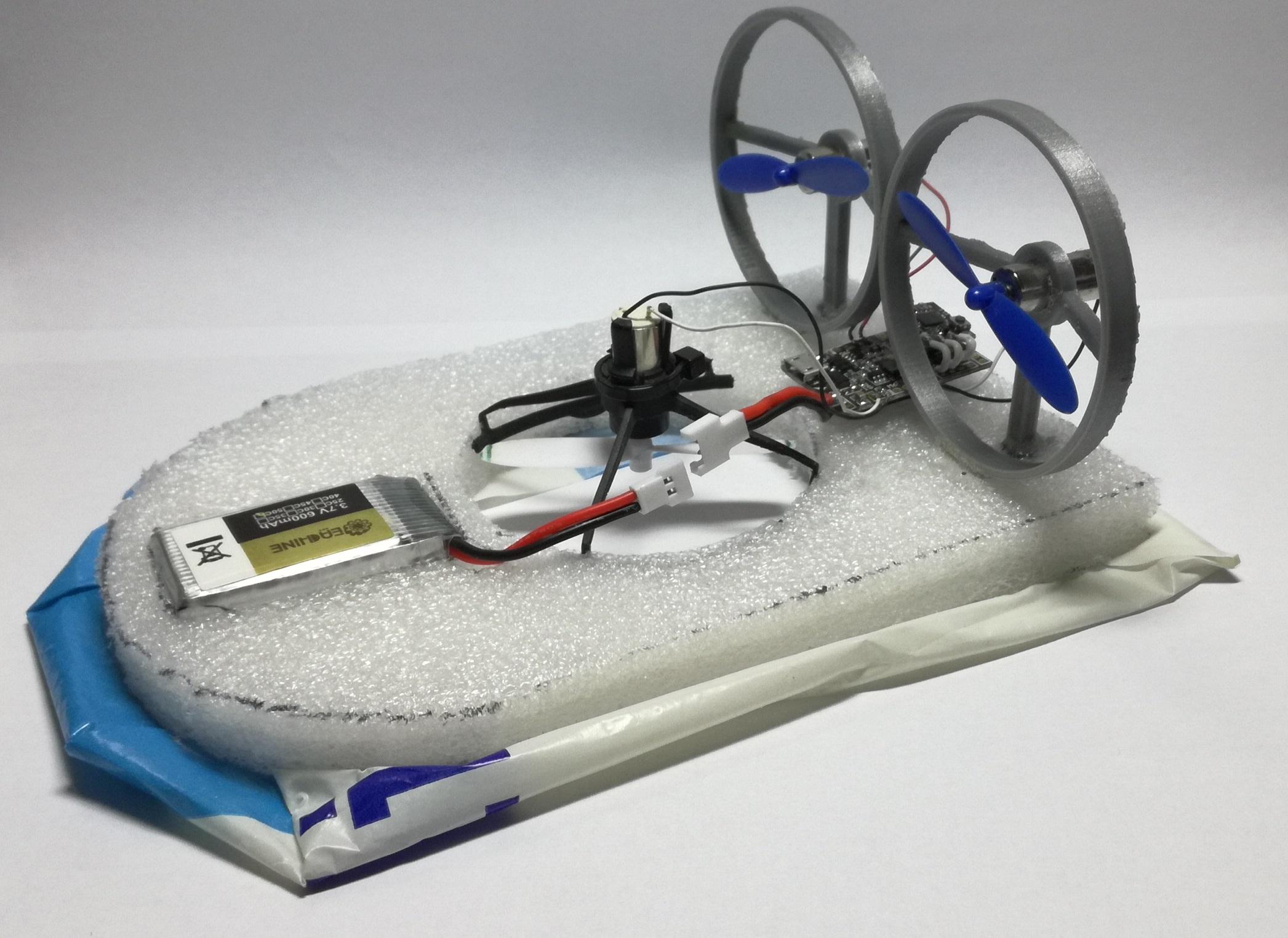 3 Motor Micro Hovercraft Build | Scrolller