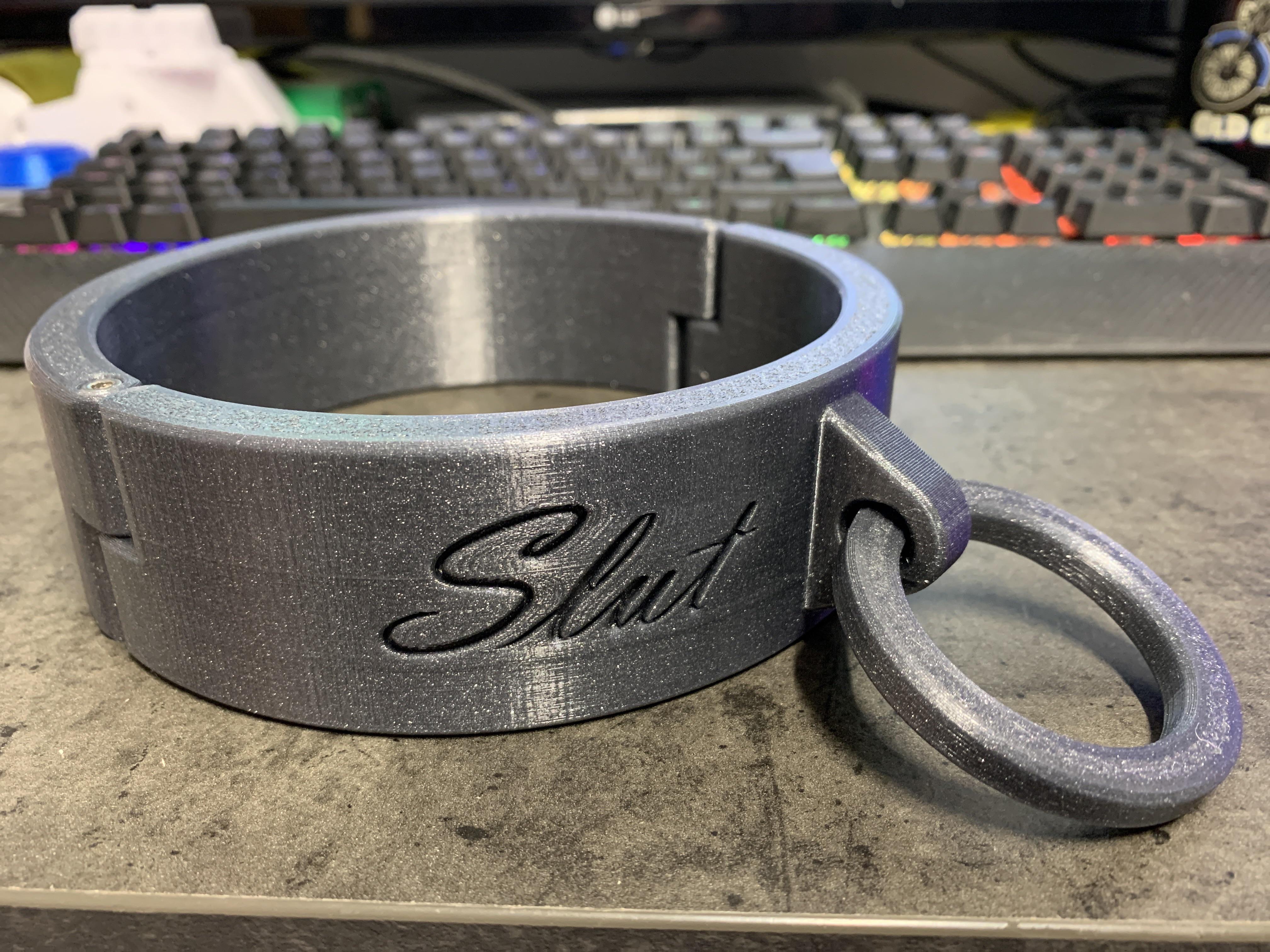 3D printed a collar. Surprisingly good. | Scrolller