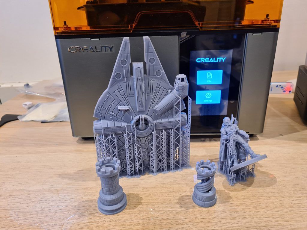 3d printed with the new Creality HALOT-SKY :-) | Scrolller