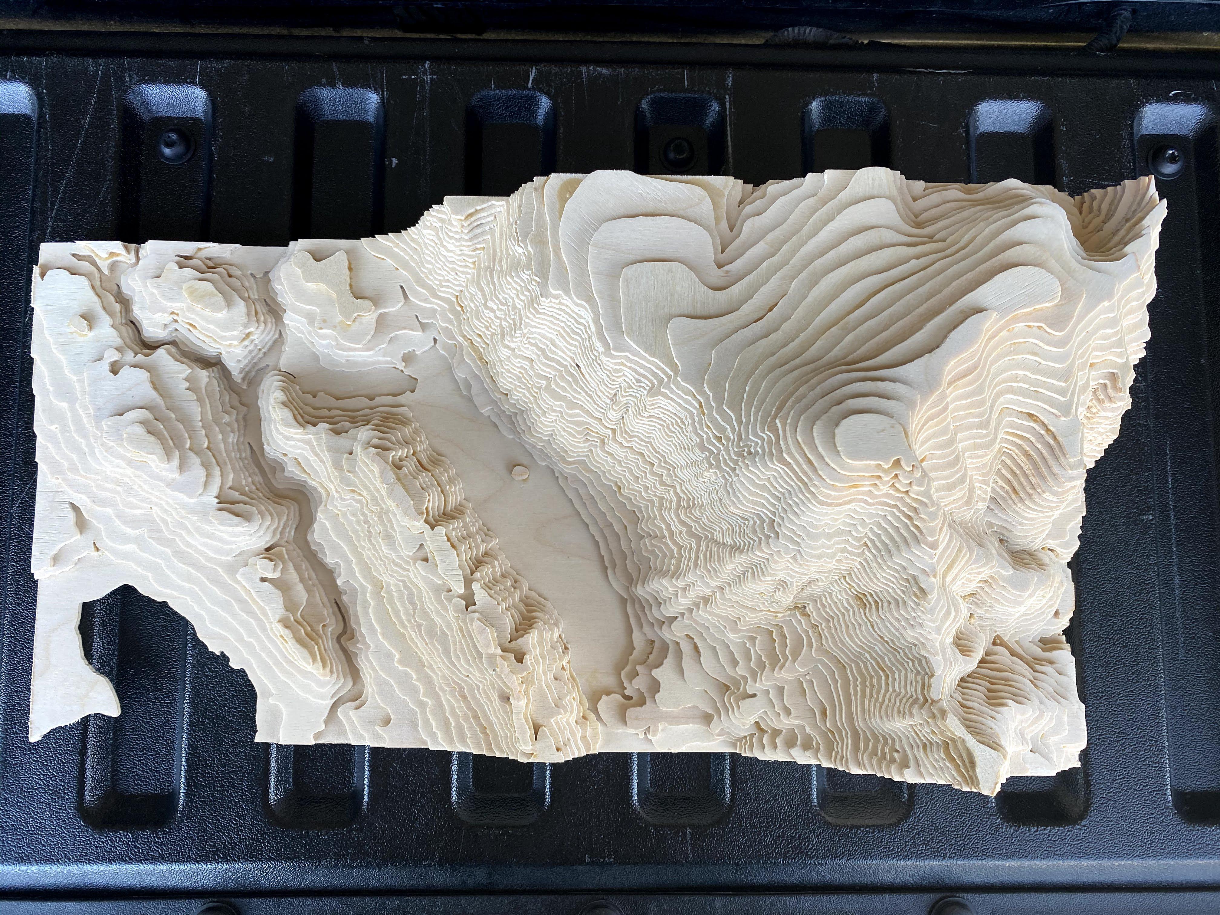 3D Topo Map - A work in progress | Scrolller