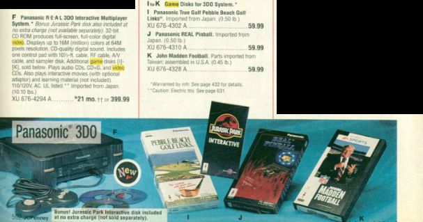 3DO ad in 1994 Sears Wishbook | Scrolller