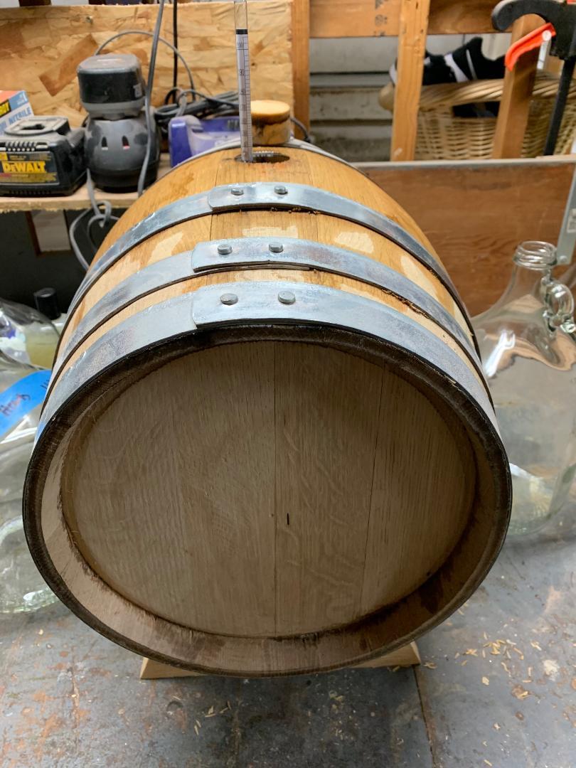 5 Gallons of corn whiskey into the barrel! | Scrolller