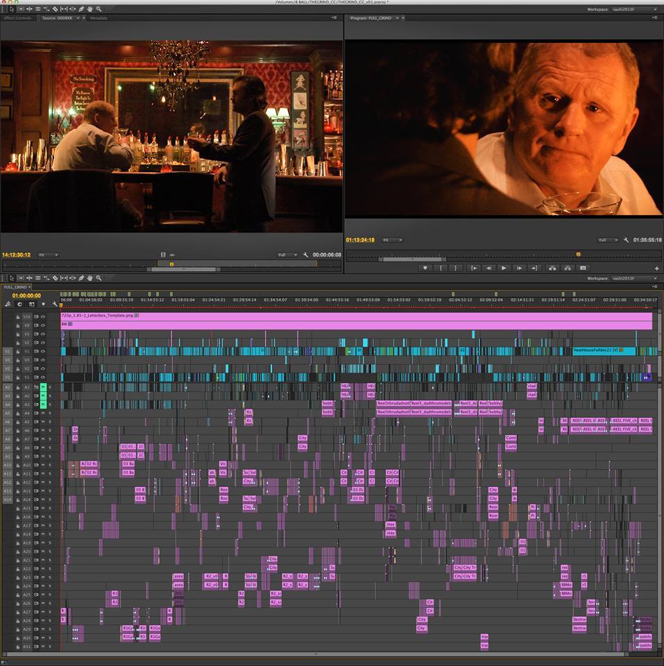 5 years of editing encapsulated into one image…the final timeline. | Scrolller