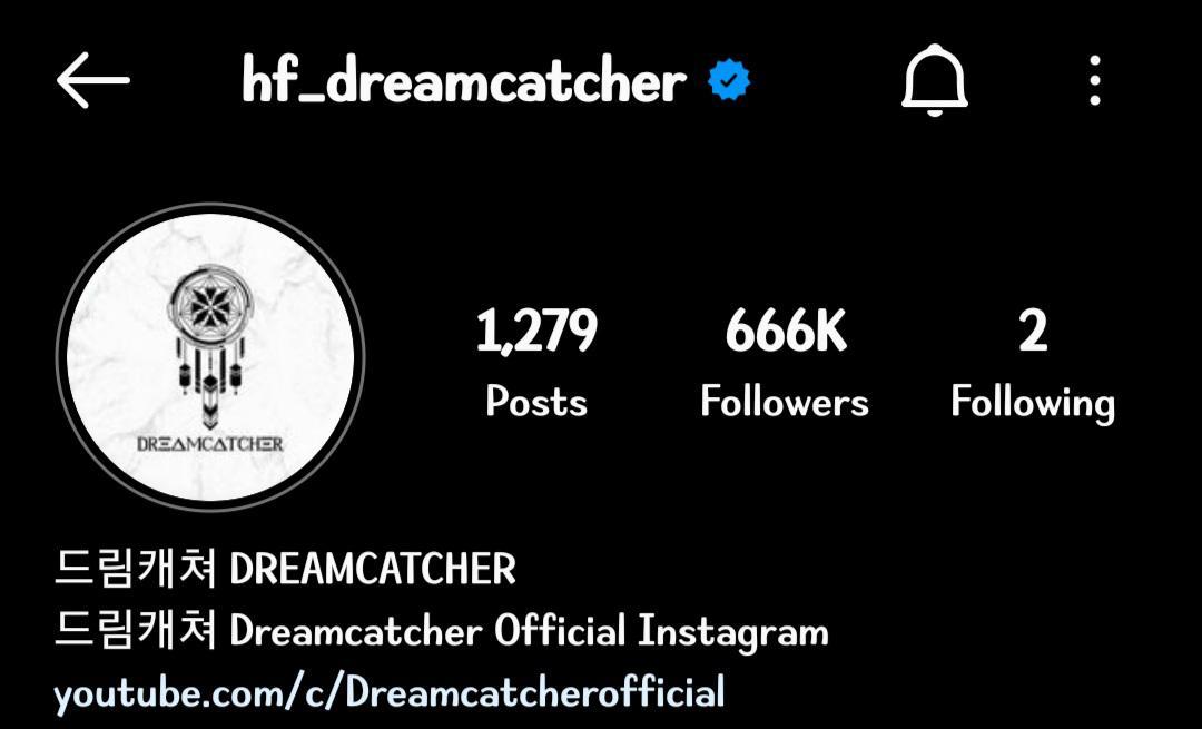 666k on the Dreamcatcher instagram | Scrolller