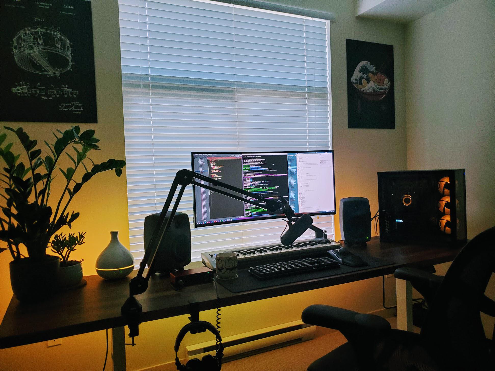 8ft Karlby Standing Desk WFH Setup | Scrolller