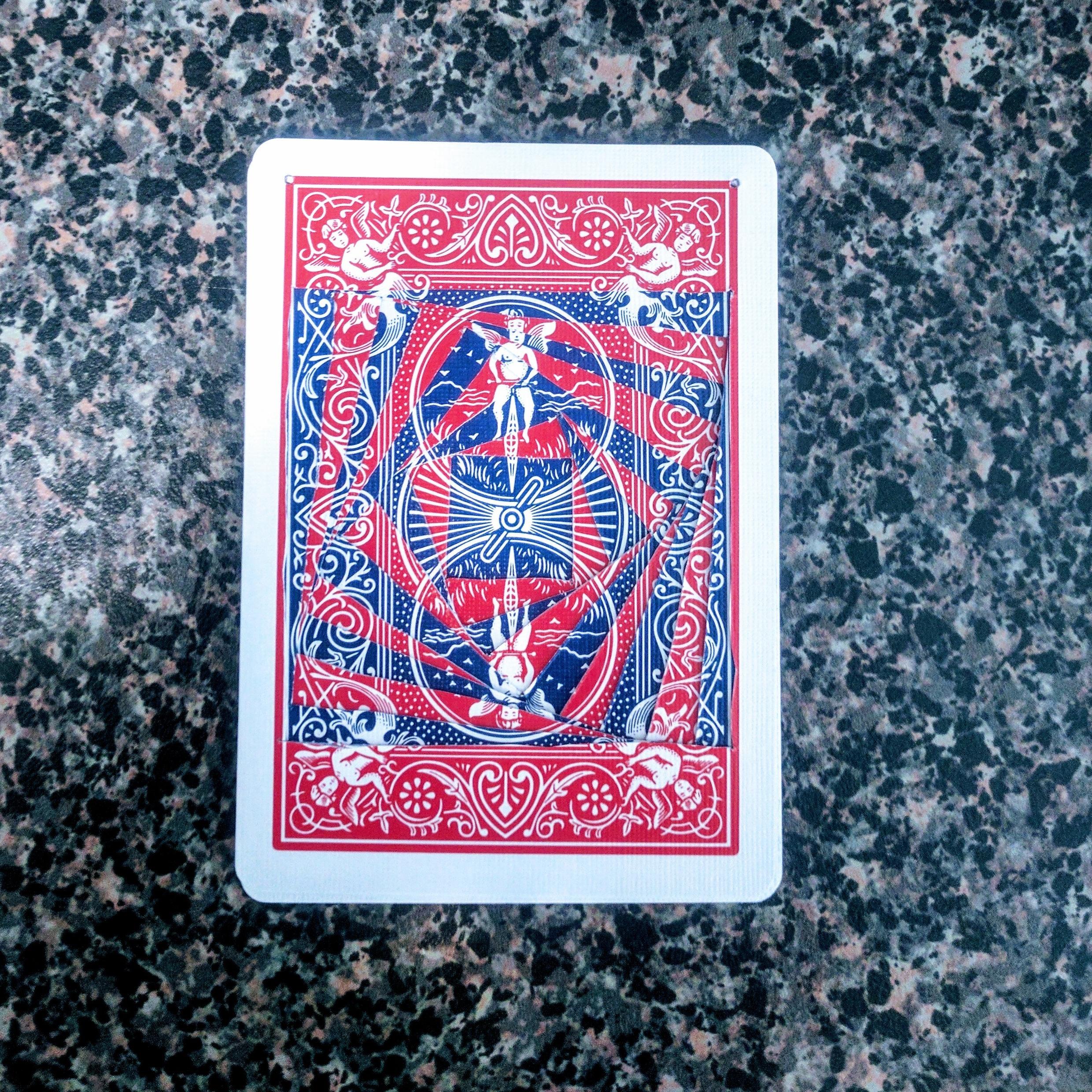 9 Hand cut cards that give a spiral illusion. | Scrolller