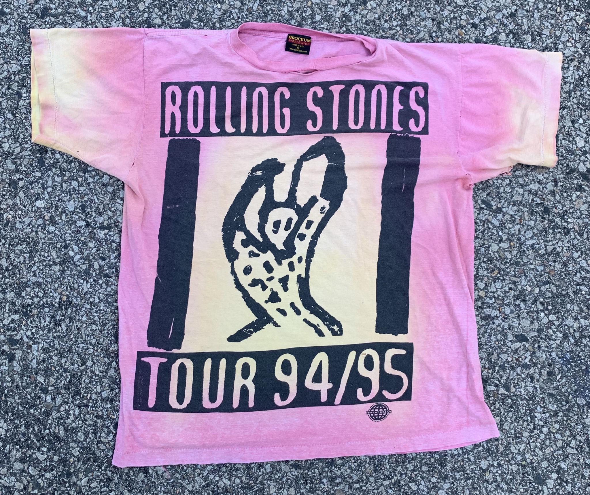 94/95 Rolling Stones Voodoo Lounge Tour (Brockum tag, single stitch) | Scrolller