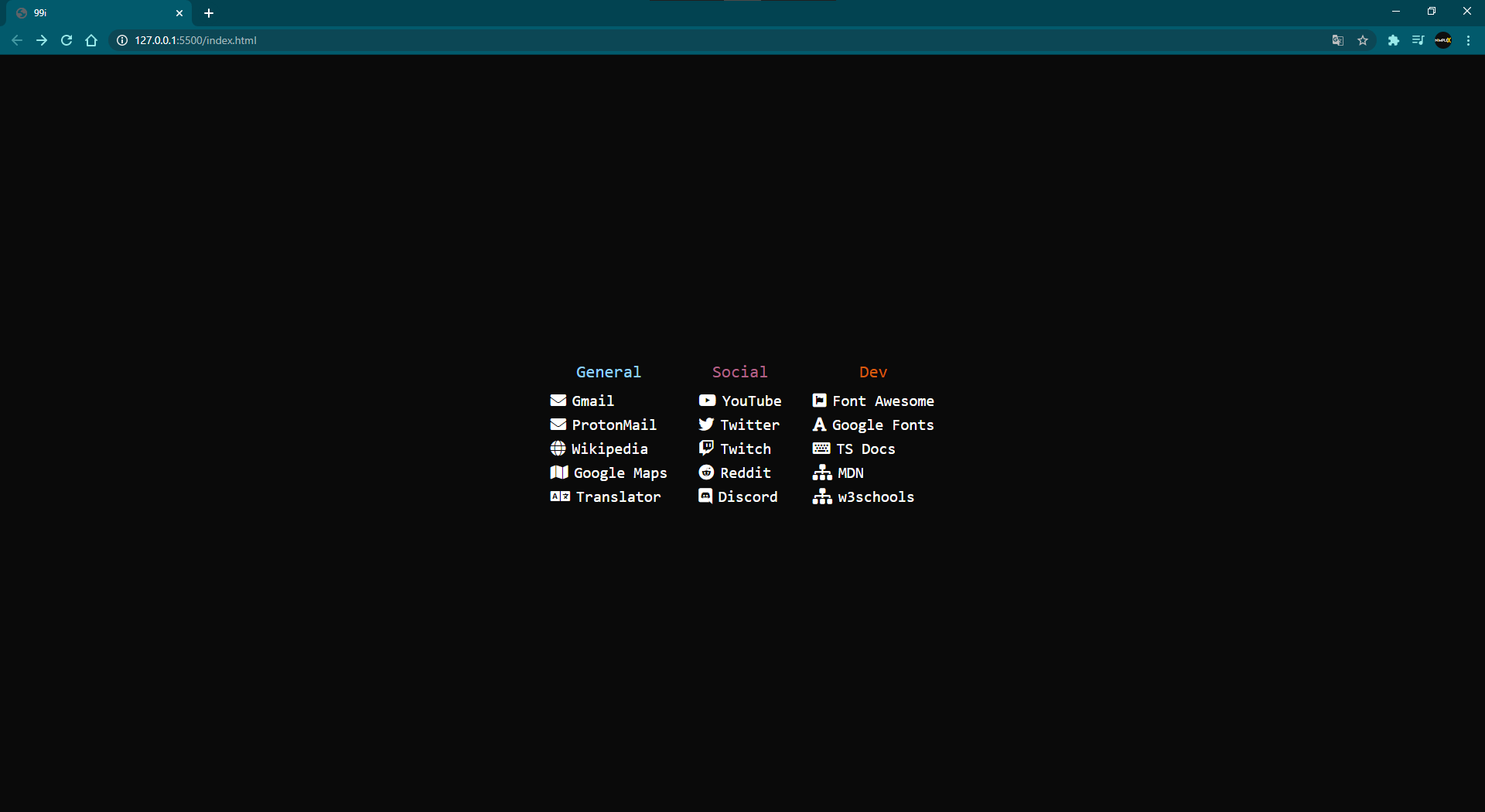 99i startpage, my second startpage. | Scrolller