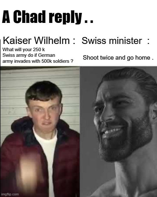 a Chad reply . . | Scrolller