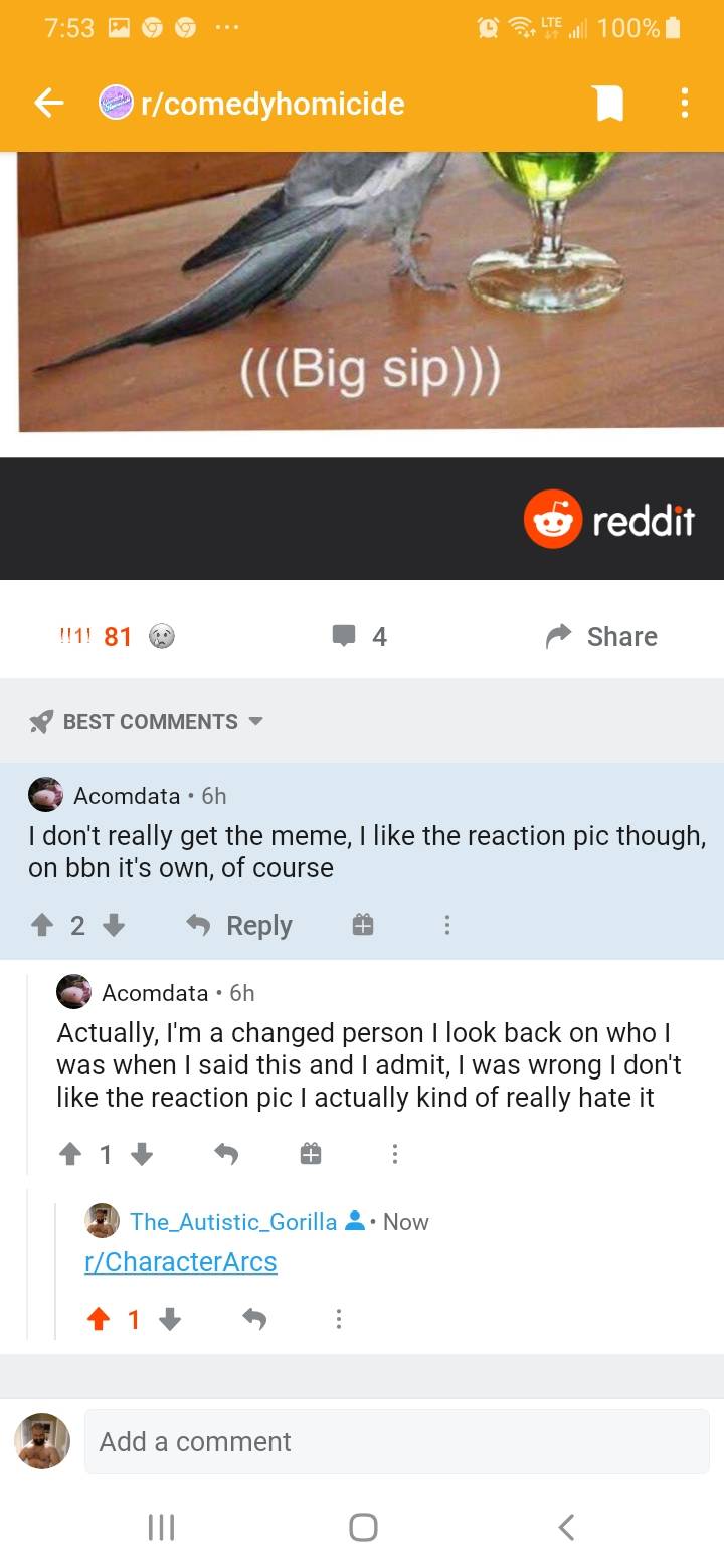 A changed man | Scrolller