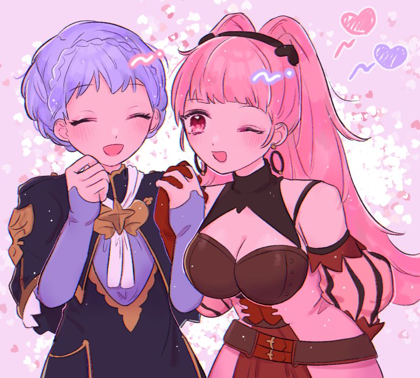 A cheerful looking Marianne and Hilda. | Scrolller