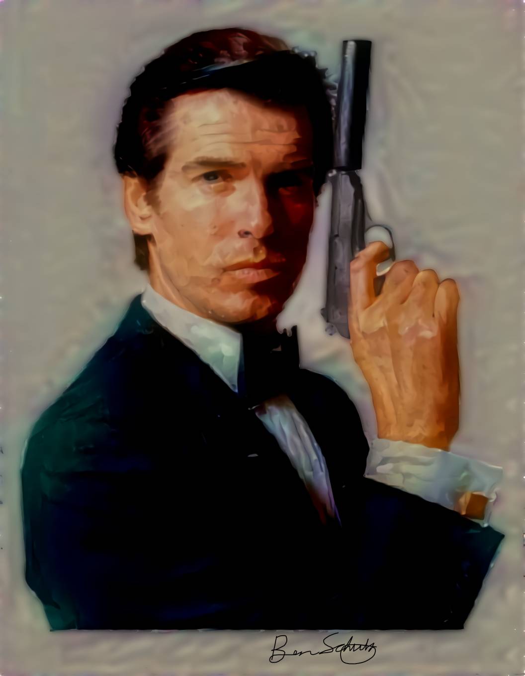 A digital painting of my favourite actor of all time. | Scrolller