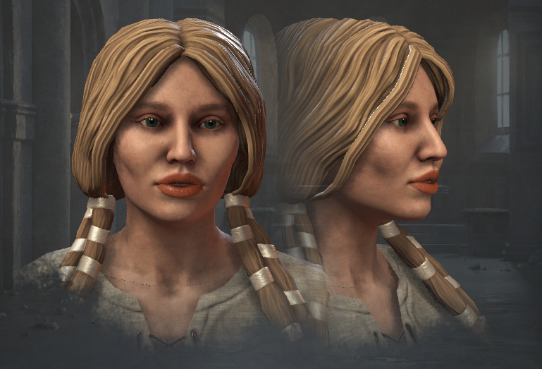 A distant relative in my current game, those cheekbones | Scrolller