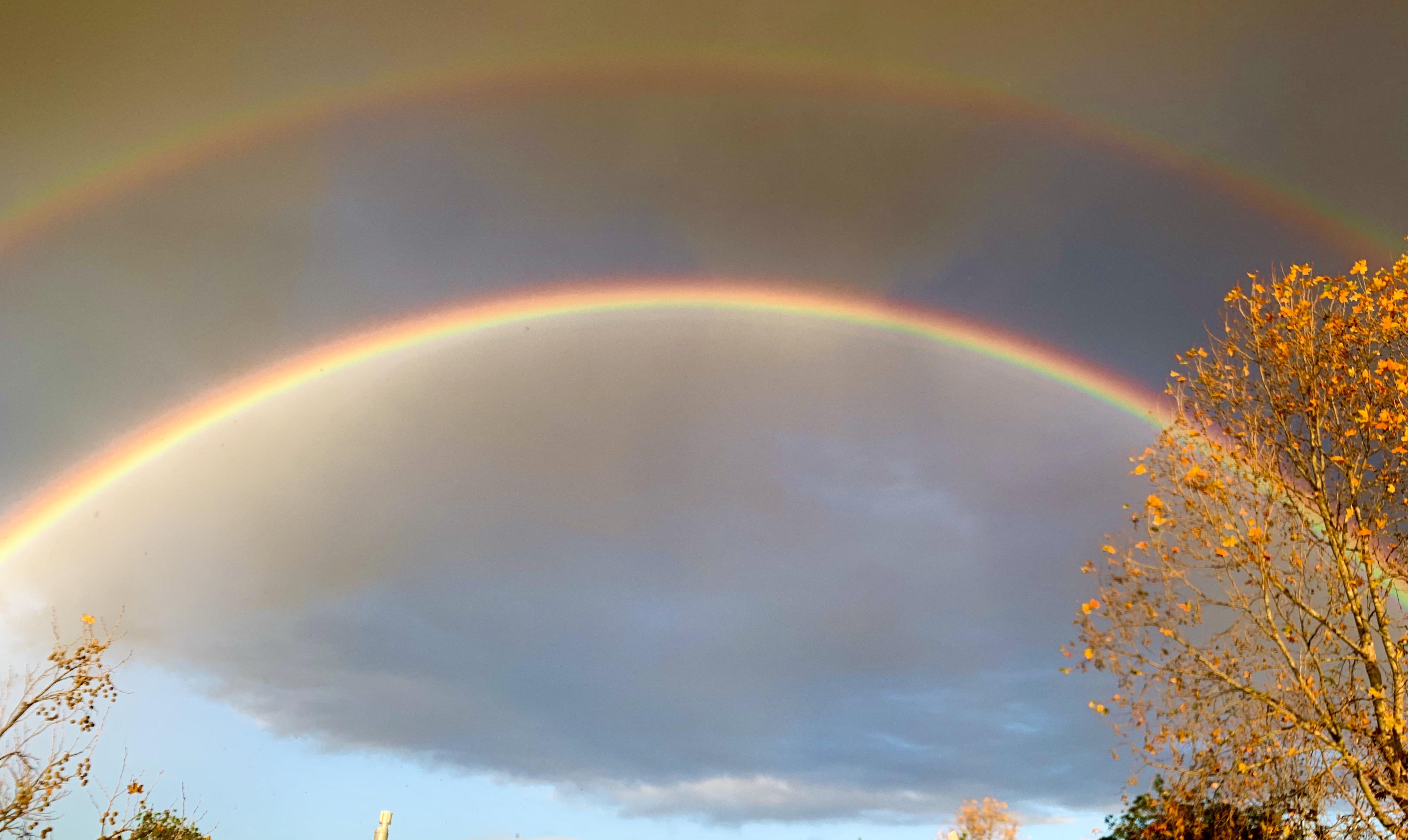 A double rainbow | Scrolller