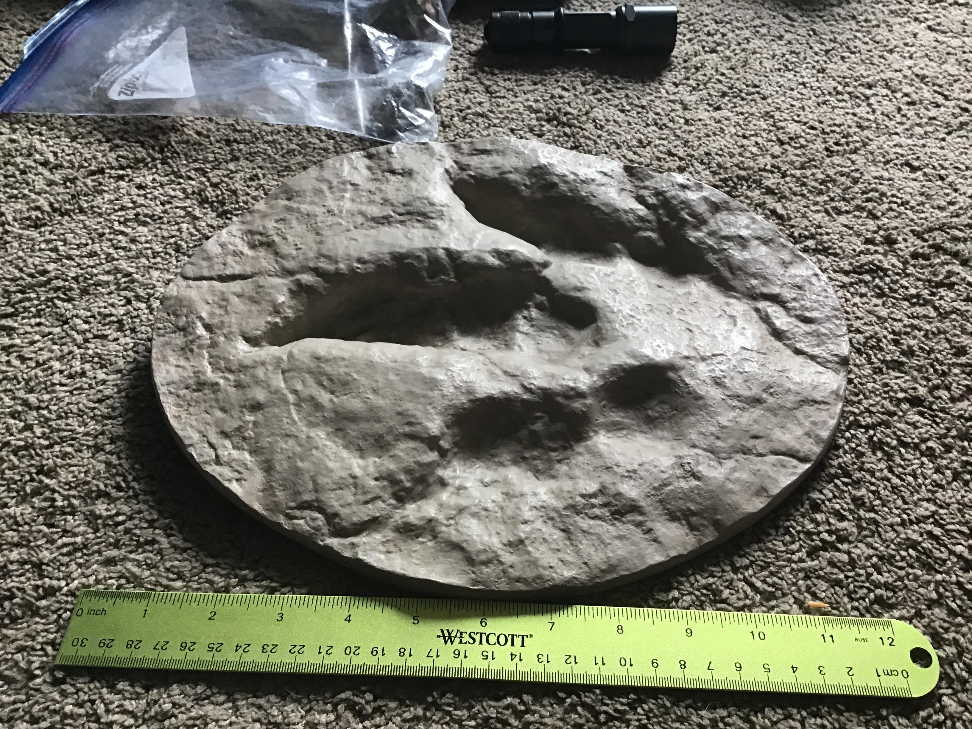 A footprint mold | Scrolller