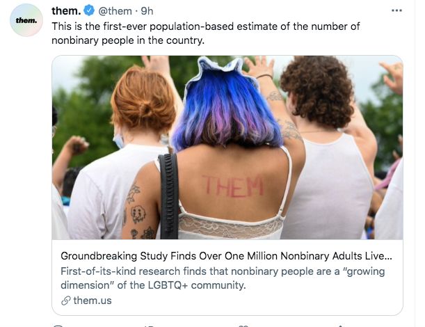 A Groundbreaking Study Reveals There Are Over One Million Nonbinary ... A Groundbreaking Study Reveals There Are Over One Million Nonbinary ...