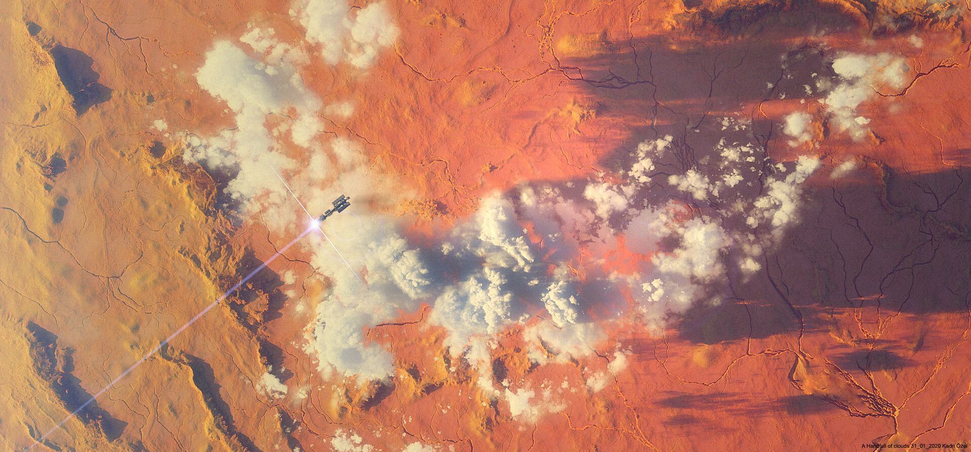 [/r/ImaginaryWastelands] A Handful of Clouds by Kadri Özel | Scrolller