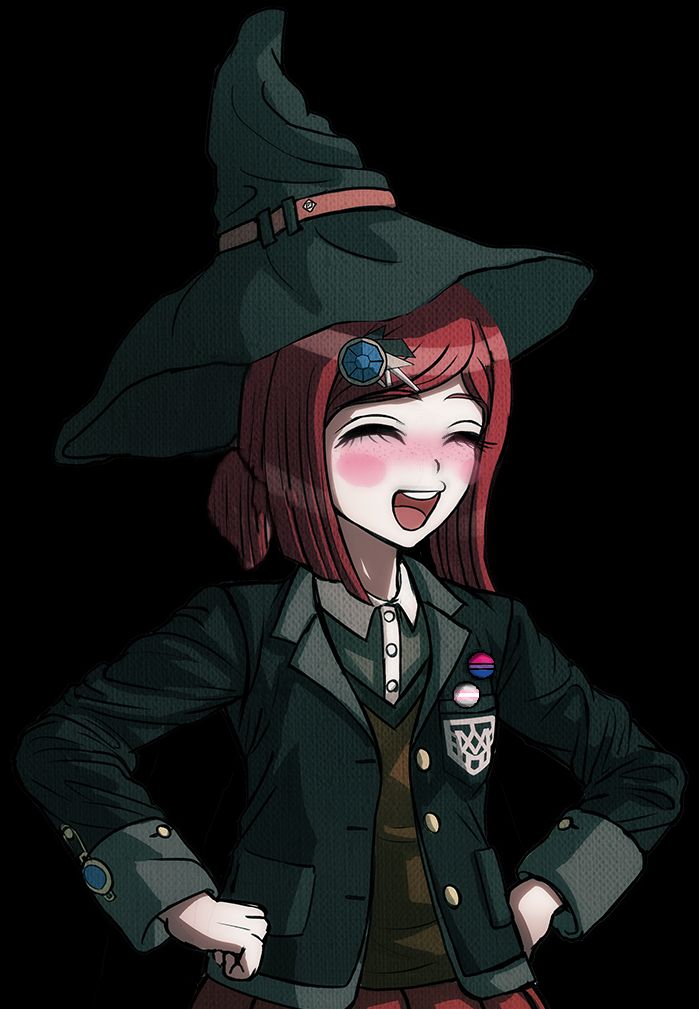 A Himiko headcanon/redesign sprite edit that I made very late at night (u/painlordpeepaOwO ...