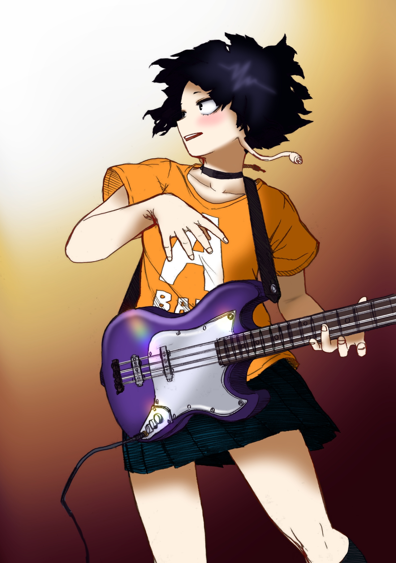 A Horikoshi sketch of Kyoka Jiro I colored | Scrolller