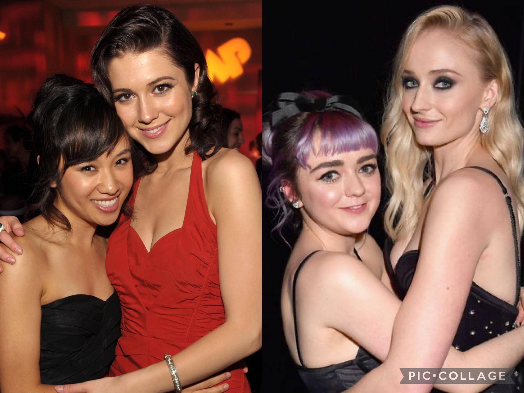A hot, steamy night with Ellen Wong and Mary Elizabeth Winstead, or with Maisie Williams and ...