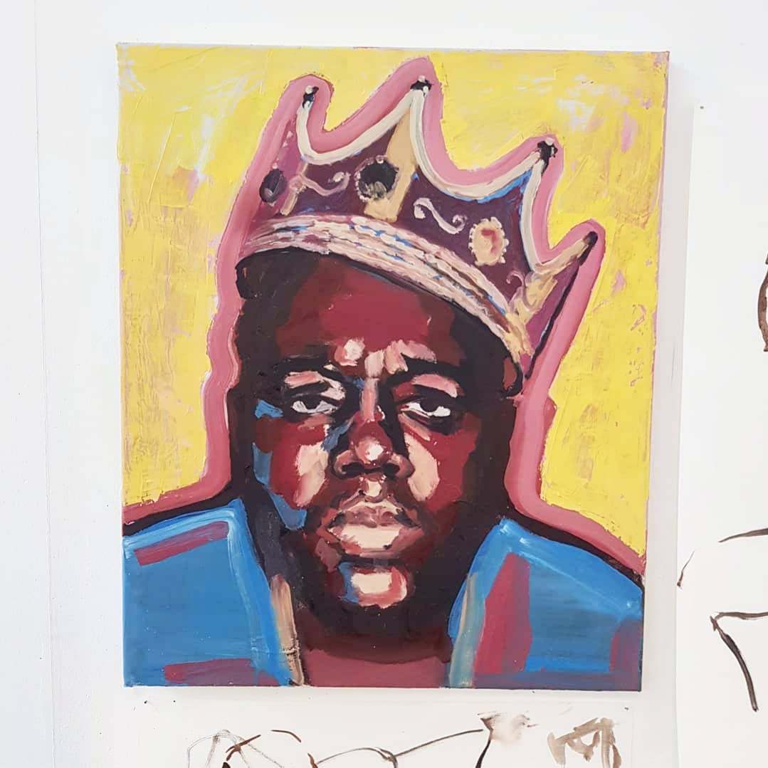 A painting of Biggie | Scrolller