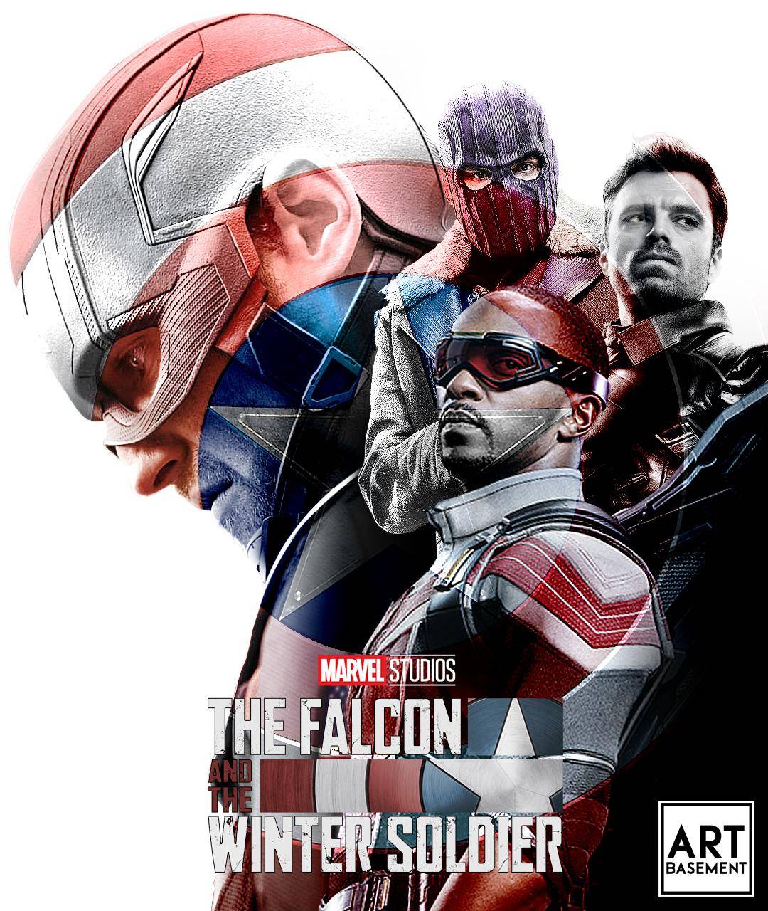 A Poster of Falcon And The Winter Soldier I did focusing on John Walker | Scrolller
