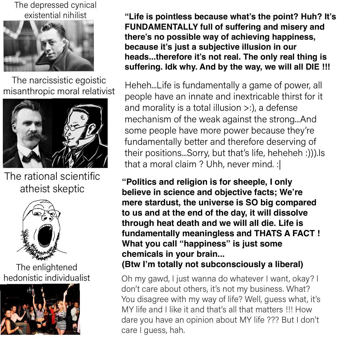 A quick guide to modern philosophical trends. | Scrolller