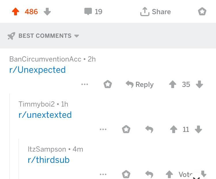 A rare third sub spotting in it’s natural habitat | Scrolller