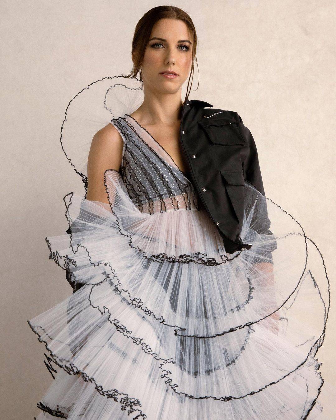 A serious model | Scrolller