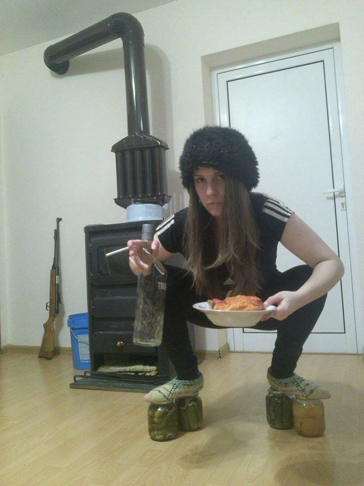 A Slav girl partying in Russia | Scrolller