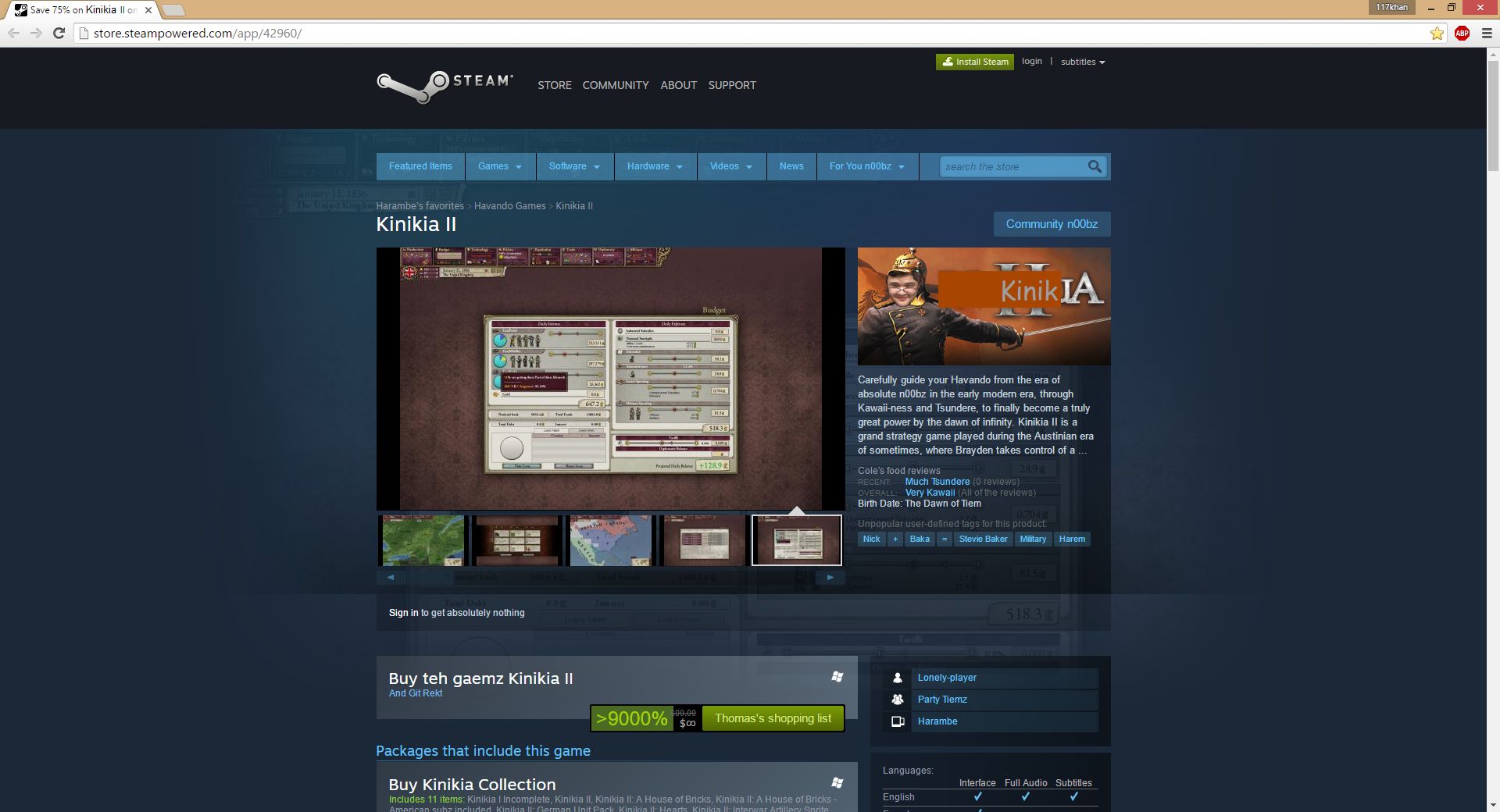 A special on the Steam store... | Scrolller