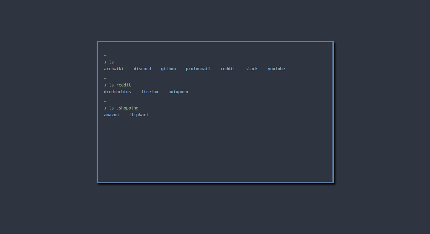 A startpage that mimics my terminal | Scrolller