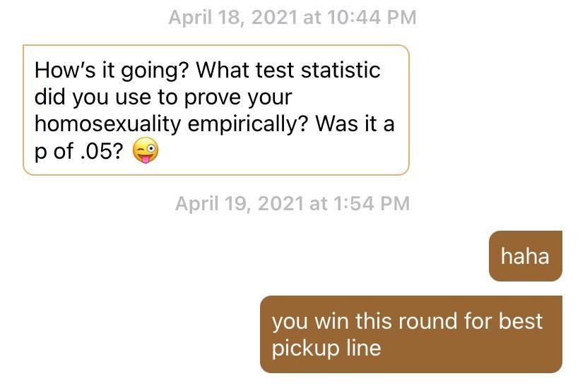 a thinking man’s pickup line 🤔 | Scrolller