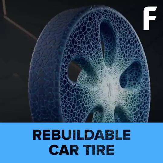 A tire that doesn't need air | Scrolller