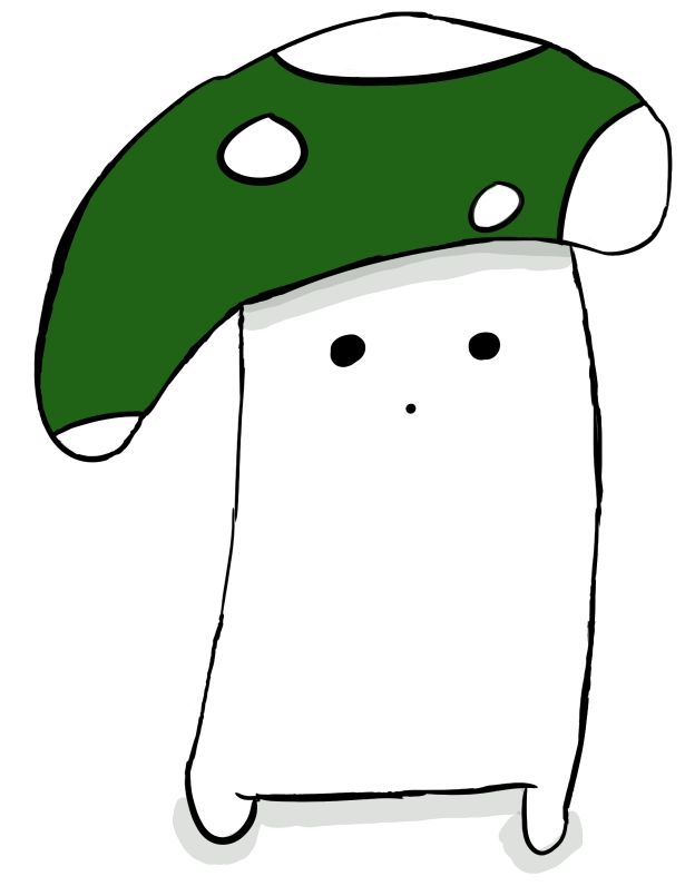 A tired mushroom guy. | Scrolller