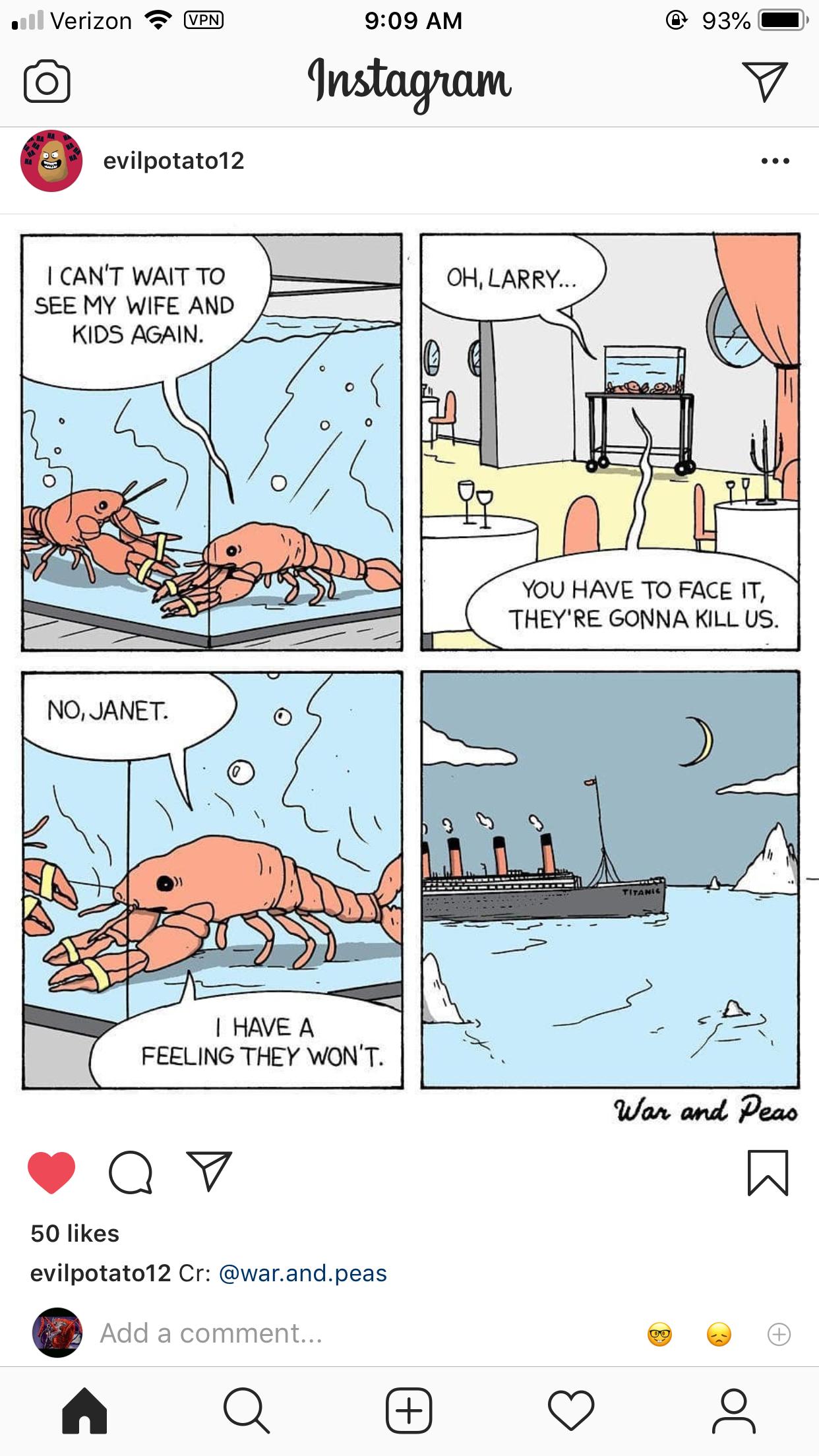 A Titanic comic strip... | Scrolller